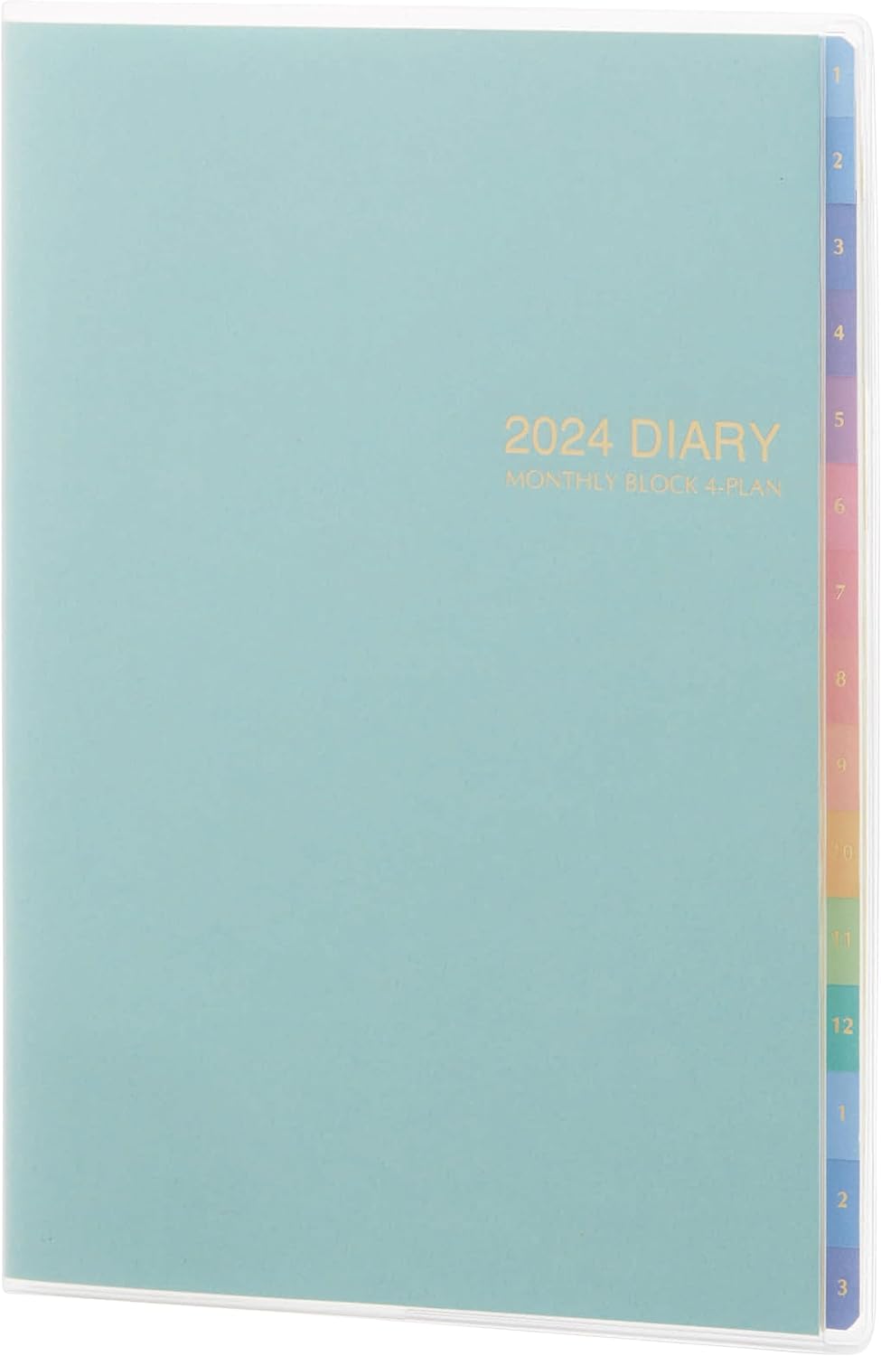 2024 Raymay A5月方格+4計劃索引手帳 綠 | 誠品線上