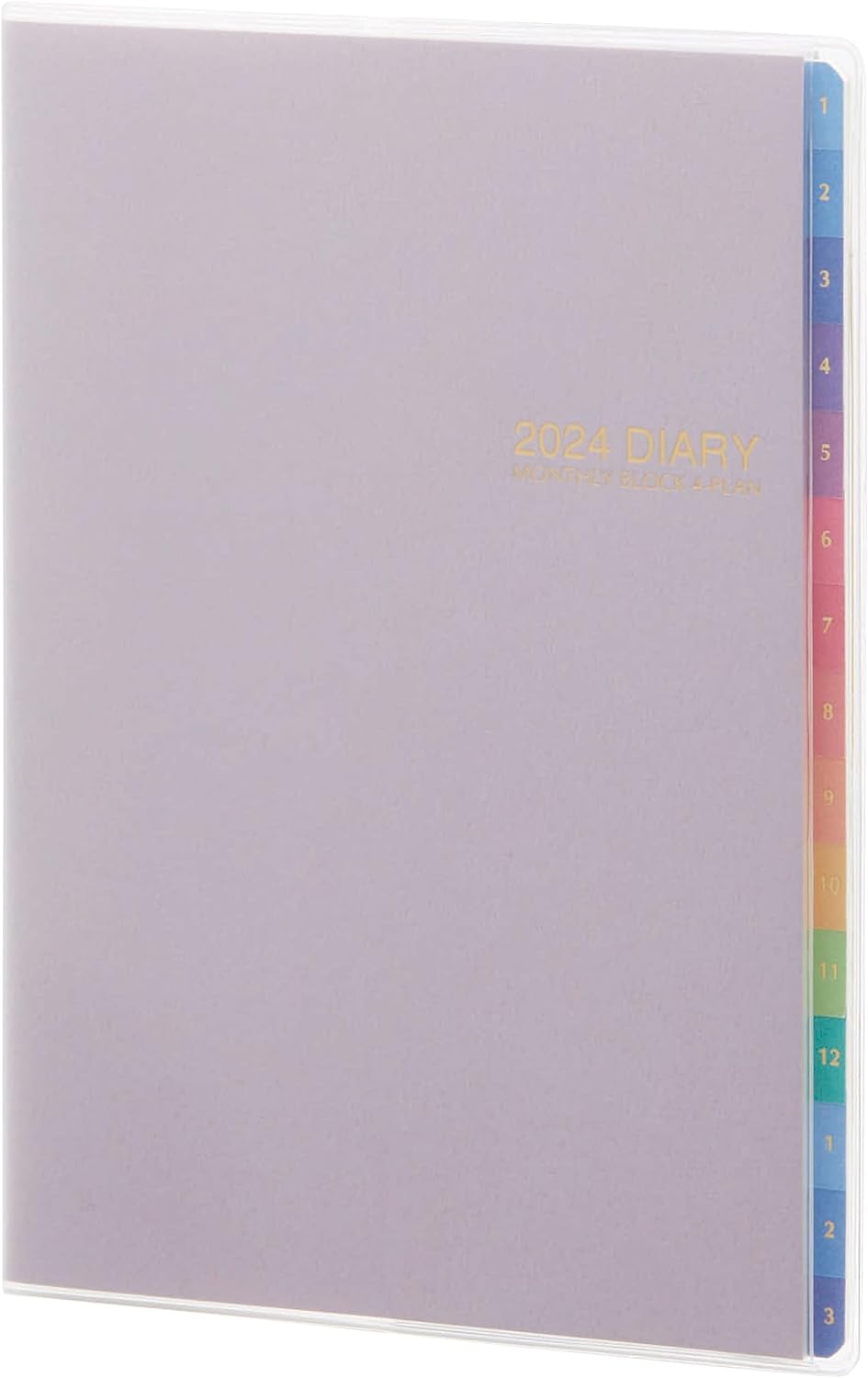 2024 Raymay B6月方格+4計劃索引手帳 紫 | 誠品線上