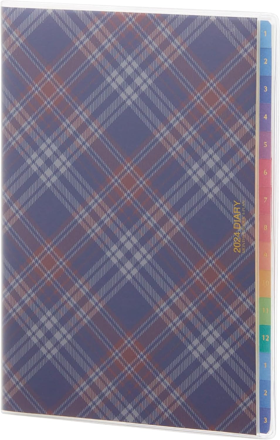 2024 Raymay B6月方格+4計劃索引手帳 格紋 | 誠品線上