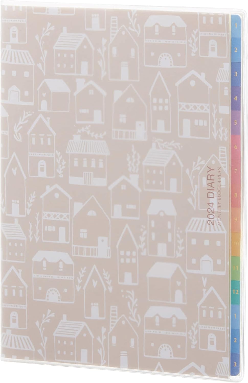 2024 Raymay A5月方格+4計劃索引手帳 房屋 | 誠品線上