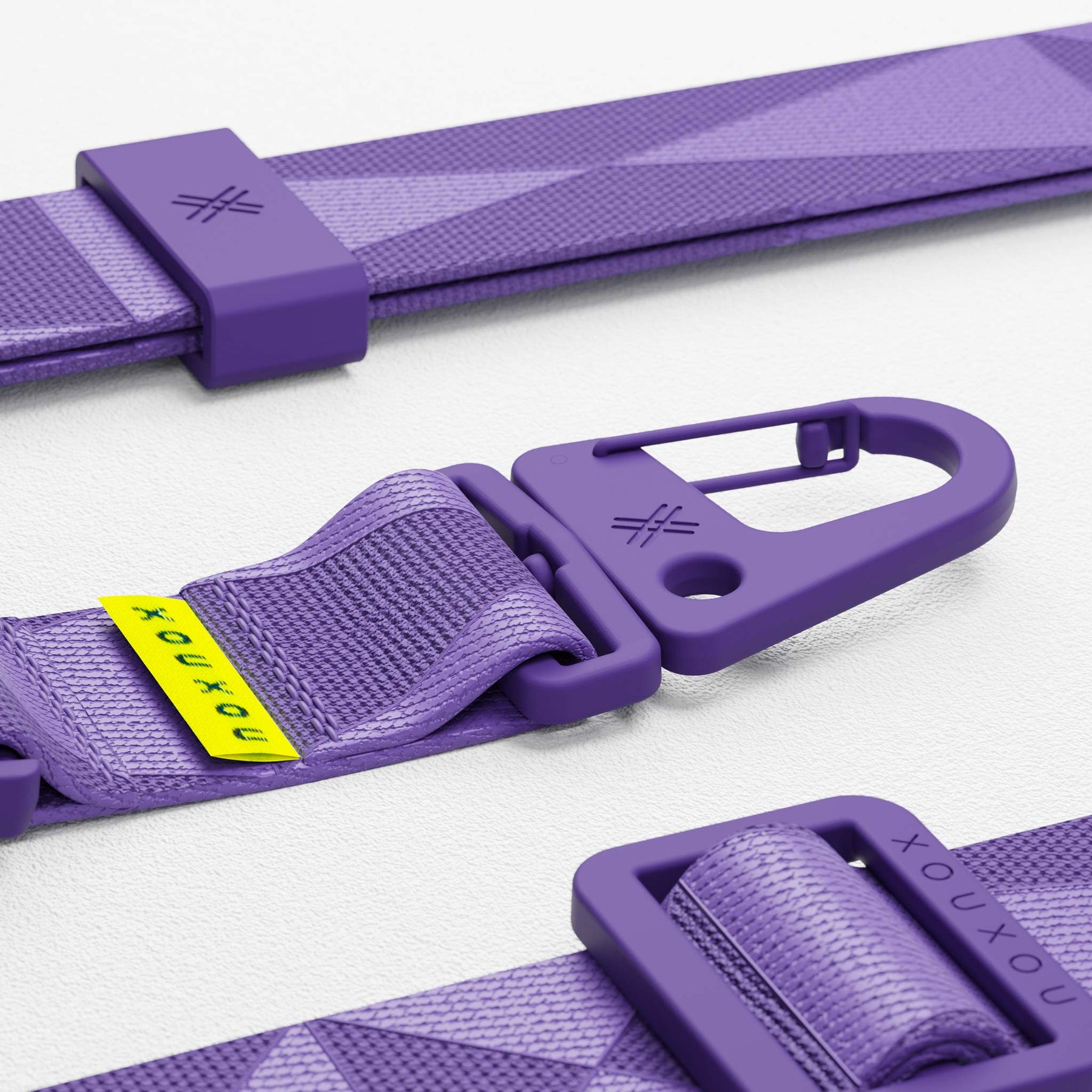 XOUXOU手機扁帶掛繩28mm 深紫色Purple Pattern | 誠品線上
