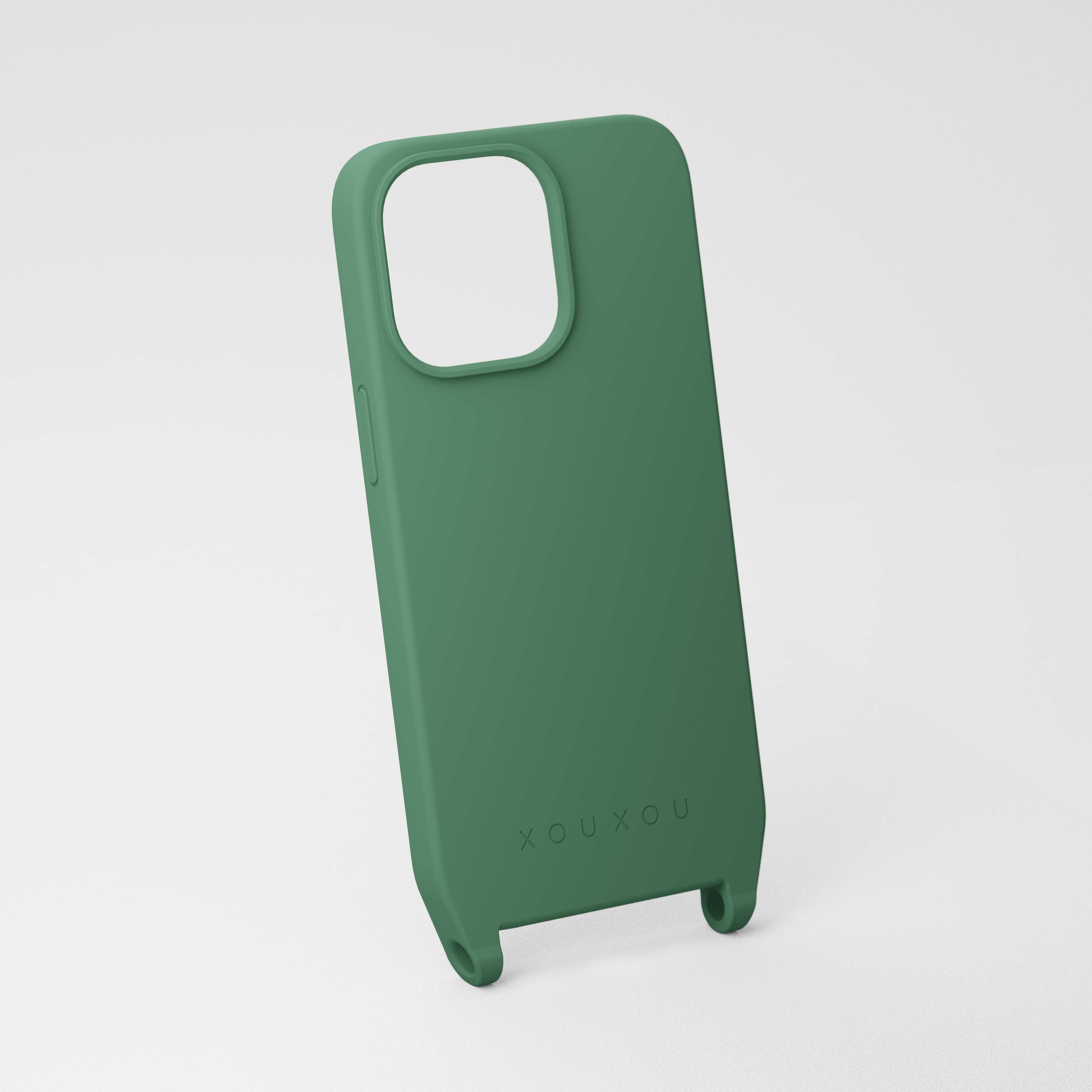 XOUXOU Farbe掛繩手機殼MagSafe iPhone 14 Pro 鼠尾草綠Sage | 誠品線上