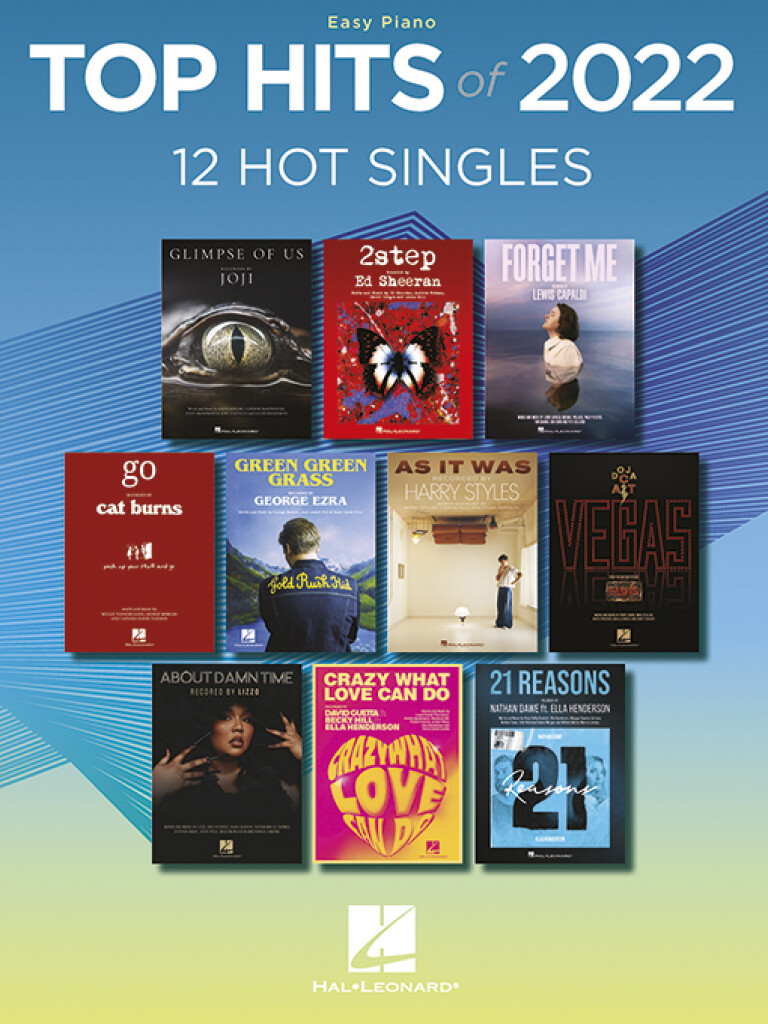 Top Hits of 2022: 12 Hot Singles (Easy Piano) | 誠品線上
