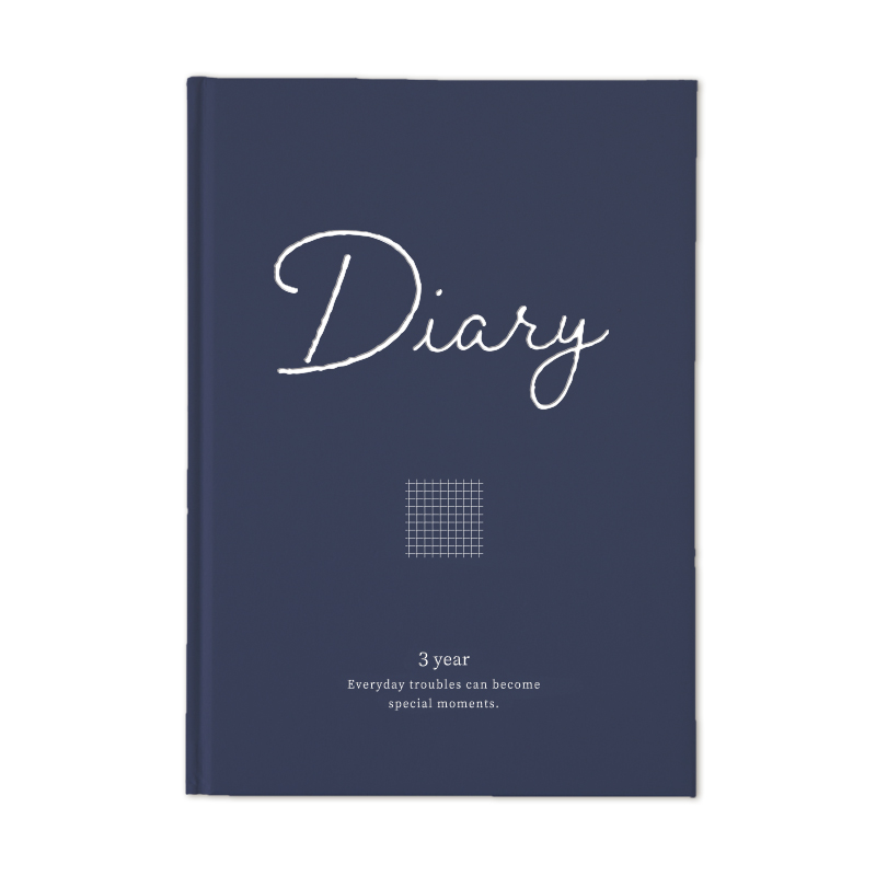 日本 RYU-RYU 3年連續日記 B6 午夜藍 | 誠品線上