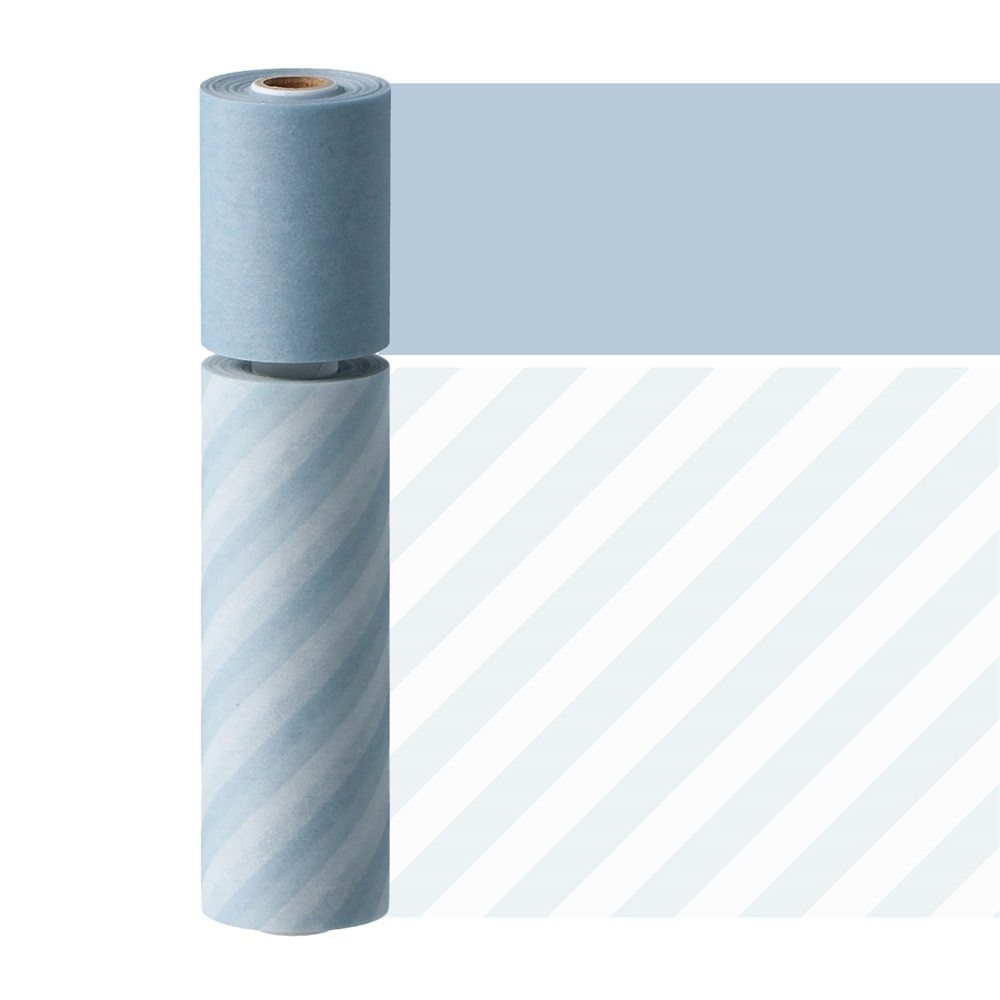 日本 MARK'S maste 水性筆可書寫紙膠帶 騎縫線 2m 2入組 斜線x灰 | 誠品線上