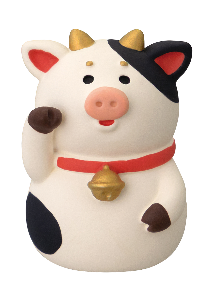 日本 DECOLE Concombre 招福干支系列公仔 牛 | 誠品線上