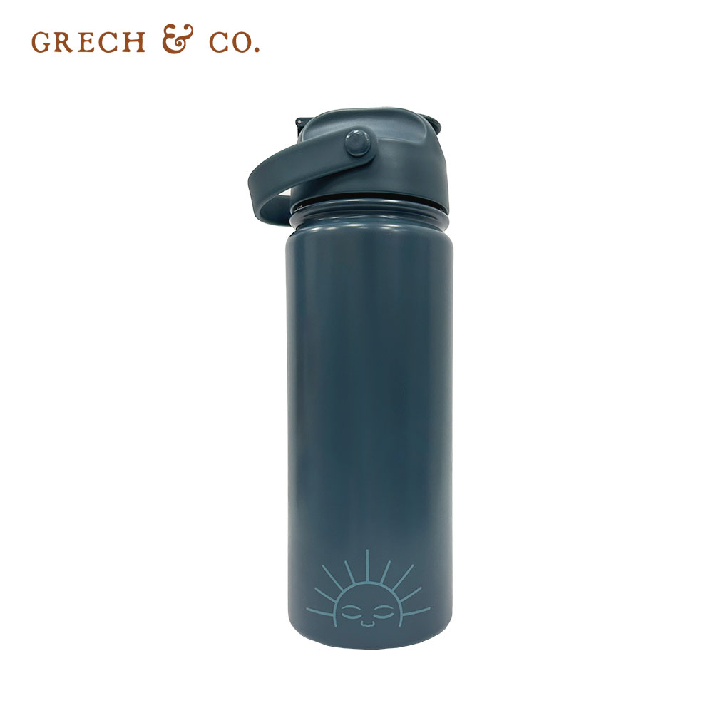 Grech&Co.不鏽鋼吸管水壺 540ml 海霧藍 | 誠品線上