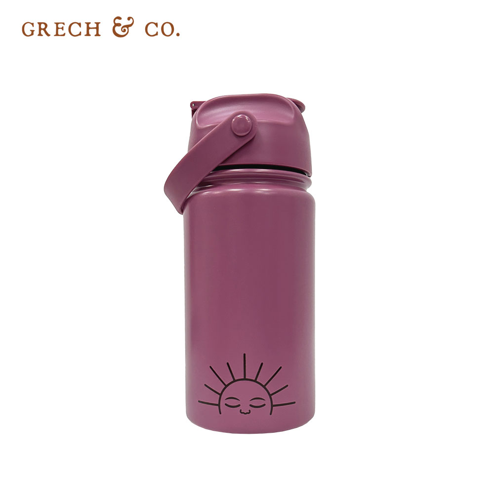 Grech&Co.不鏽鋼吸管水壺 420ml 玫瑰紫 | 誠品線上