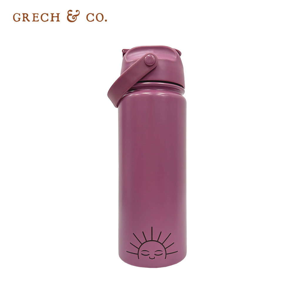 Grech&Co.不鏽鋼吸管水壺 540ml 玫瑰紫 | 誠品線上