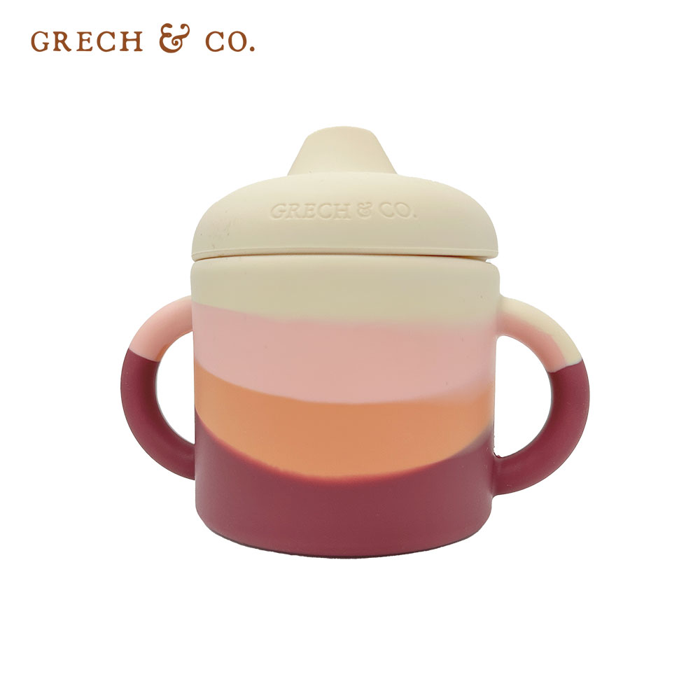 Grech&Co.矽膠學習杯 180ml 漸層粉 | 誠品線上