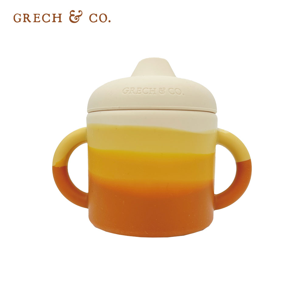 Grech&Co.矽膠學習杯 180ml 漸層橘 | 誠品線上