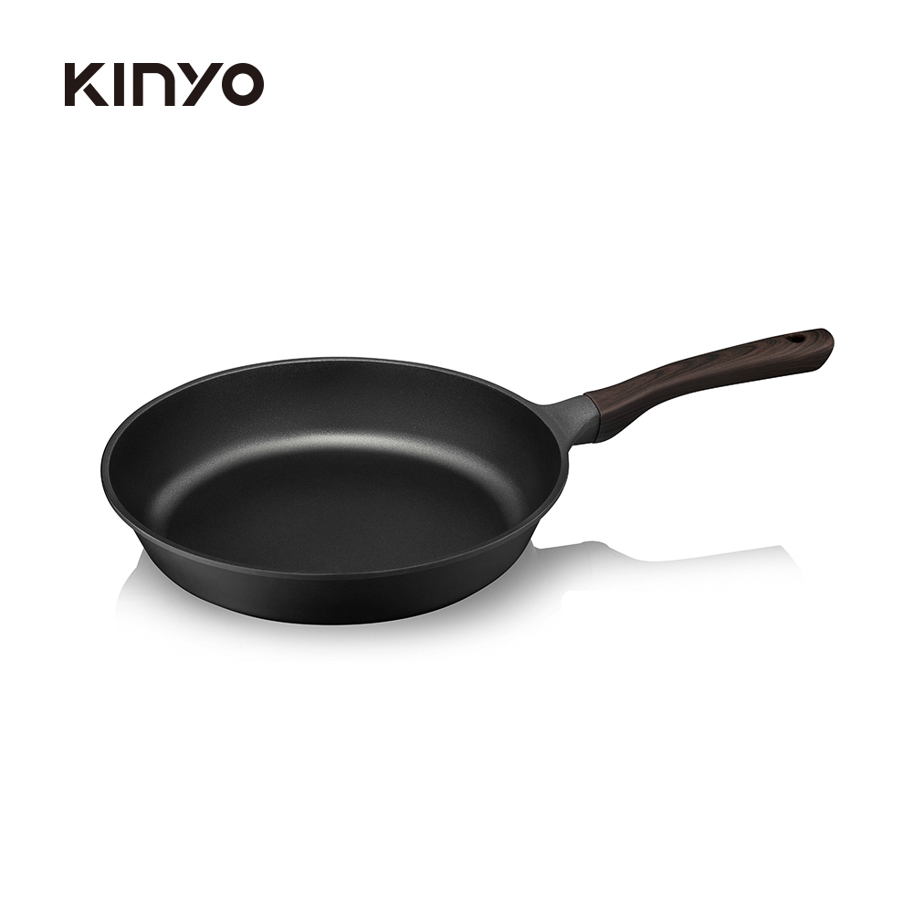 KINYO輕量不沾平煎鍋 30cm 黑色 PO-2355B | 誠品線上
