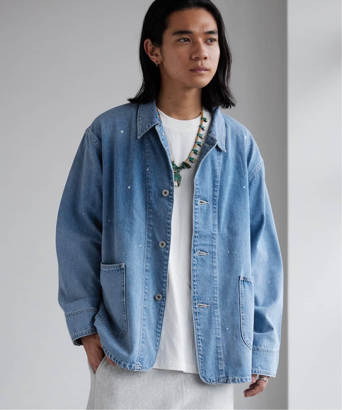 JS DENIM COVERALL 外套 藏青色(043) S | 誠品線上