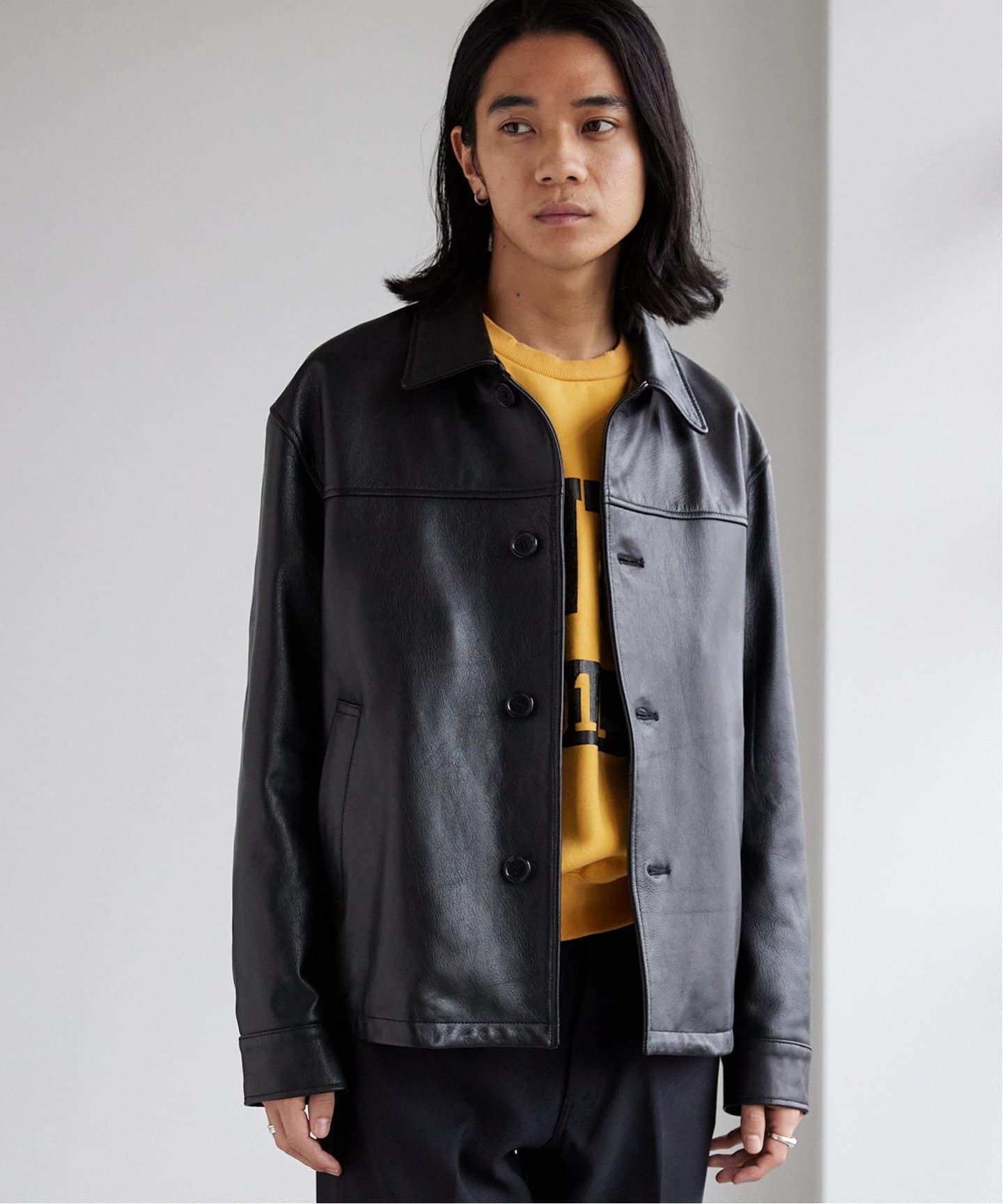 JS GOAT LEATHER CAR BZ 外套 黑色(001) L | 誠品線上