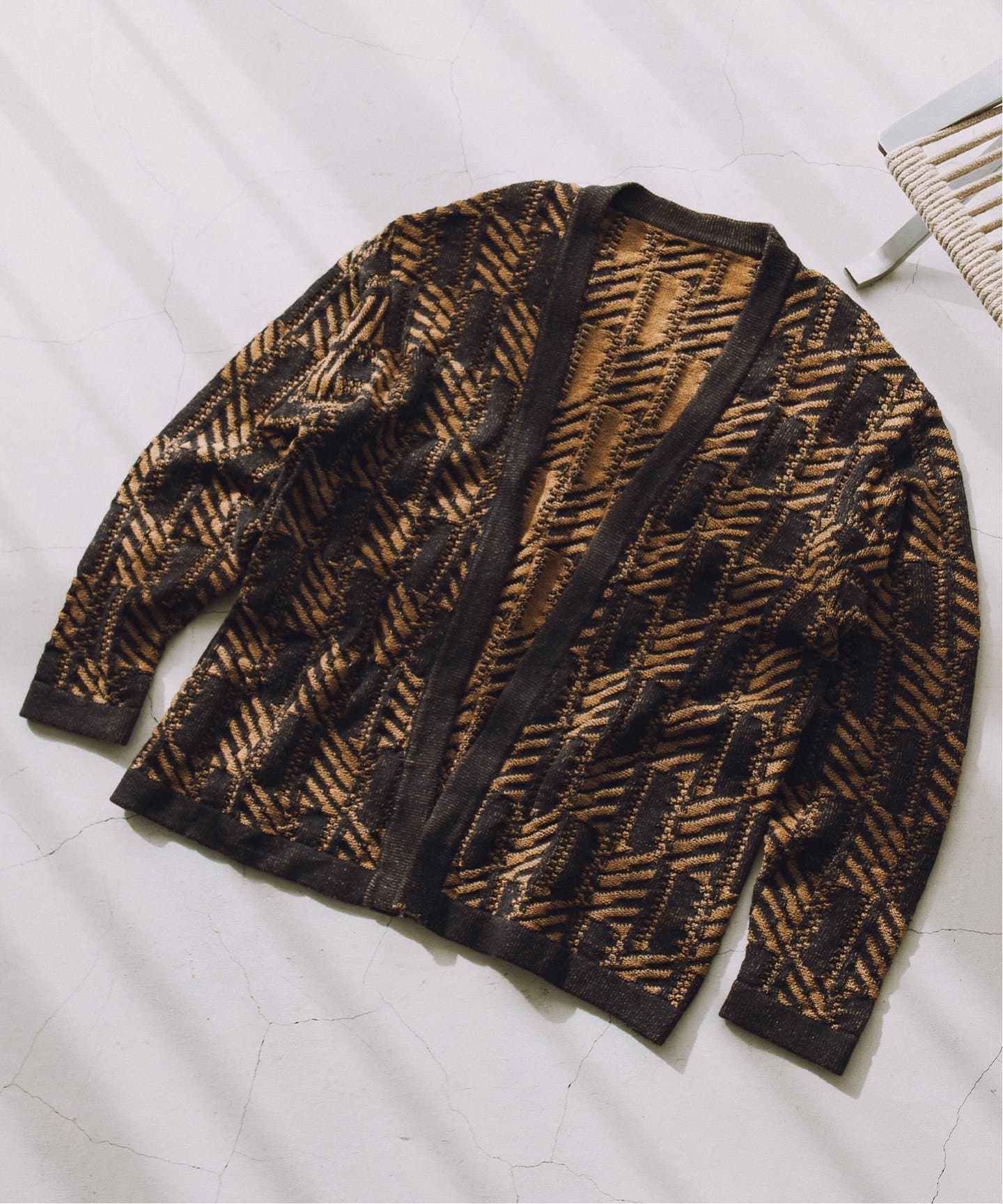 JS GEOM PATTERN JQ CD 針織衫 藏青色(040) L | 誠品線上