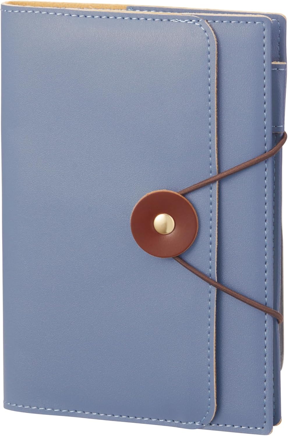 2025 Raymay A6合皮束帶手帳 棕藍色 | 誠品線上