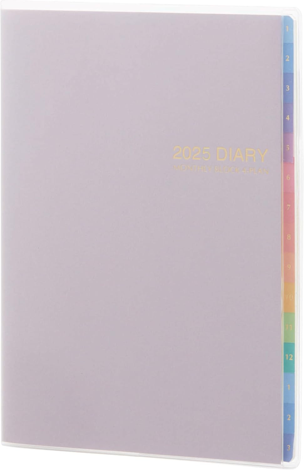 2025 Raymay A5方格月週期手帳 紫 | 誠品線上