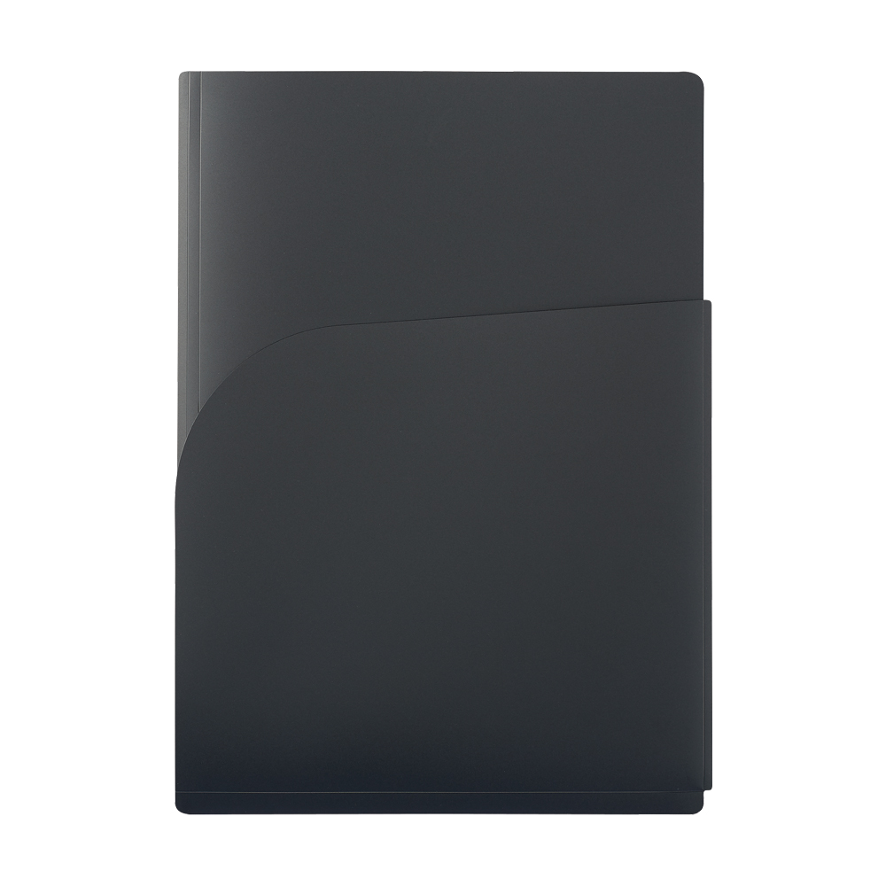 LIHIT LAB. SELFANA開放式文件夾 A4 黑色 | 誠品線上