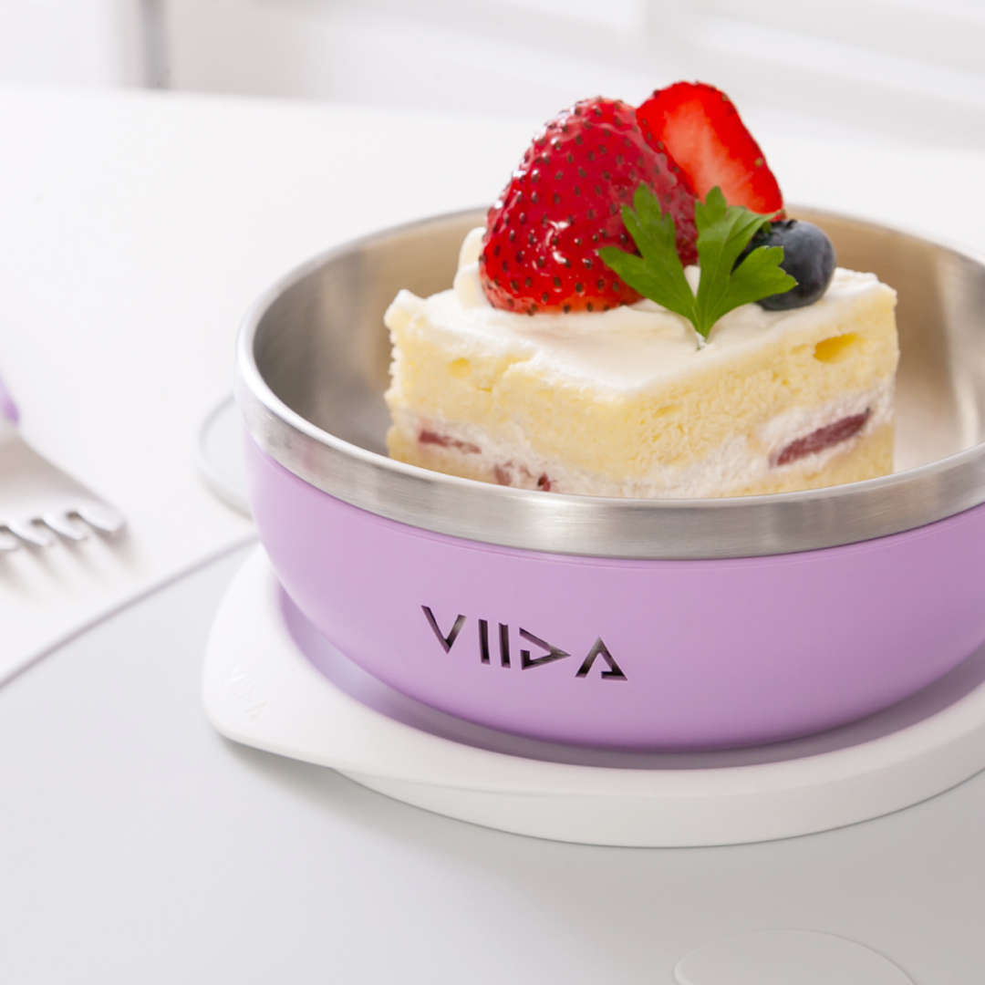 VIIDA Soufflé抗菌不鏽鋼餐碗 紫 | 誠品線上
