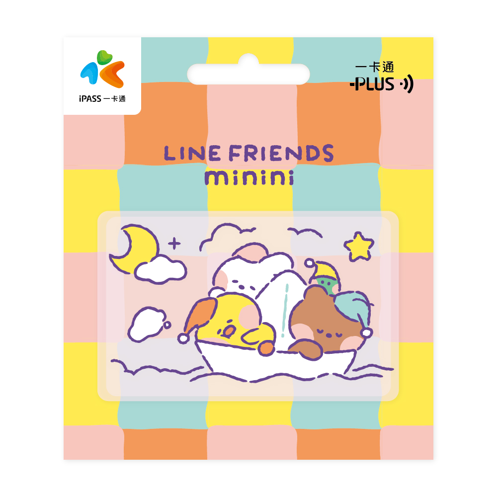 LINE FRIENDS minini一卡通 夢境船 代銷 | 誠品線上