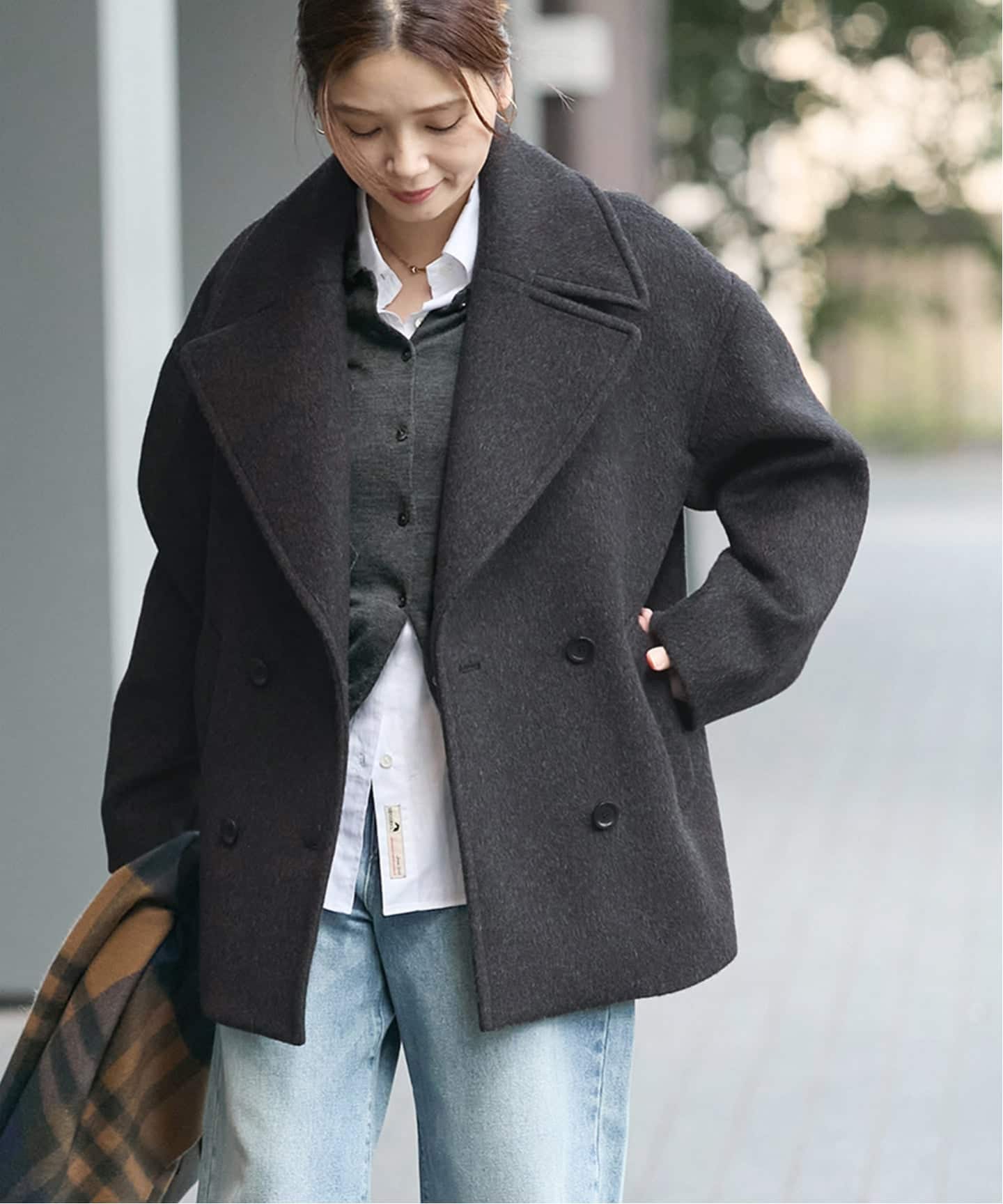 JS Wool Angora Big Tailored Coat 大衣 黑色(002) 038 | 誠品線上