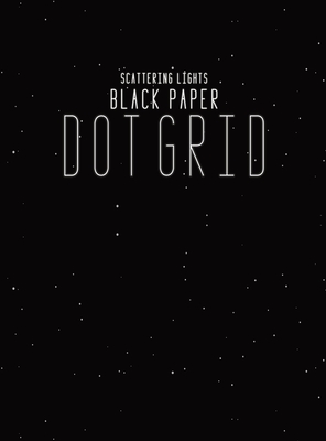 Black Paper Dot Grid Notebook: Hardback Black Dot Grid Paper Pad Book ...