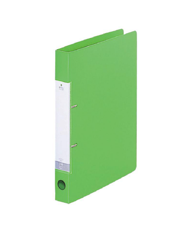 LIHIT A4 2孔D型資料夾 黃綠 背幅3.4cm | 誠品線上