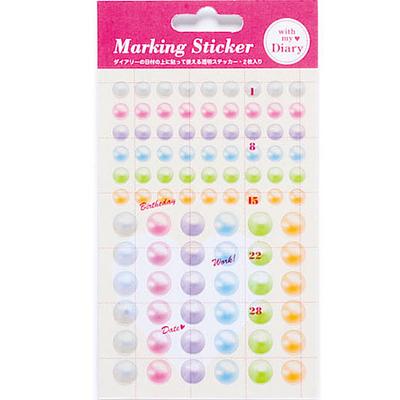 MARK'S DA Transparent Marking Stickers Pearl 2入 | 誠品線上