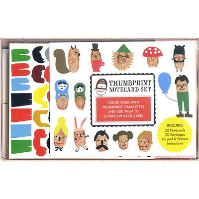 CHRONICLE The Small Object Thumbprint Notecard Set | 誠品線上