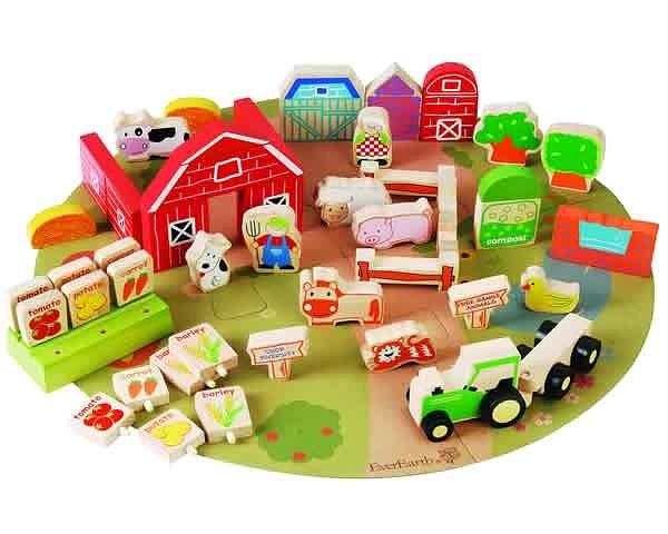 EverEarth Organic Farm Playset 53 pcs | 誠品線上