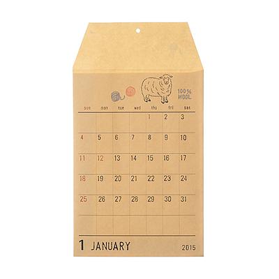 2015 RYU-RYU Wall Calendar Pocket | 誠品線上
