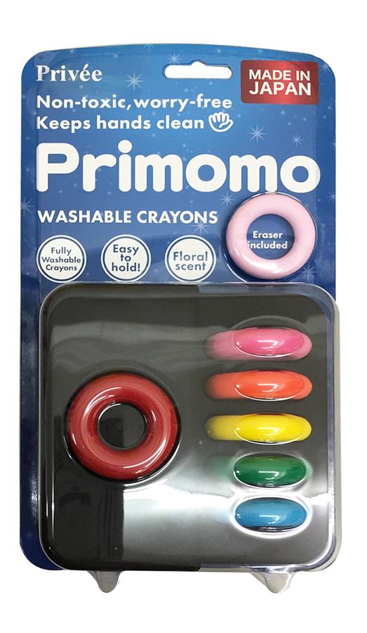 Primomo普麗貓趣味蠟筆 戒指型 6色 附橡皮擦 | 誠品線上