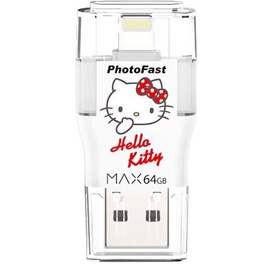 PhotoFast MAX Hello Kitty USB 3.0 64G 8pin雙頭龍隨身碟 | 誠品線上
