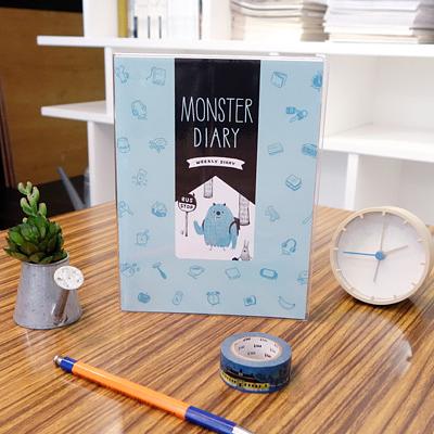 dimanche Monster Weekly Diary小怪獸週記 藍 | 誠品線上