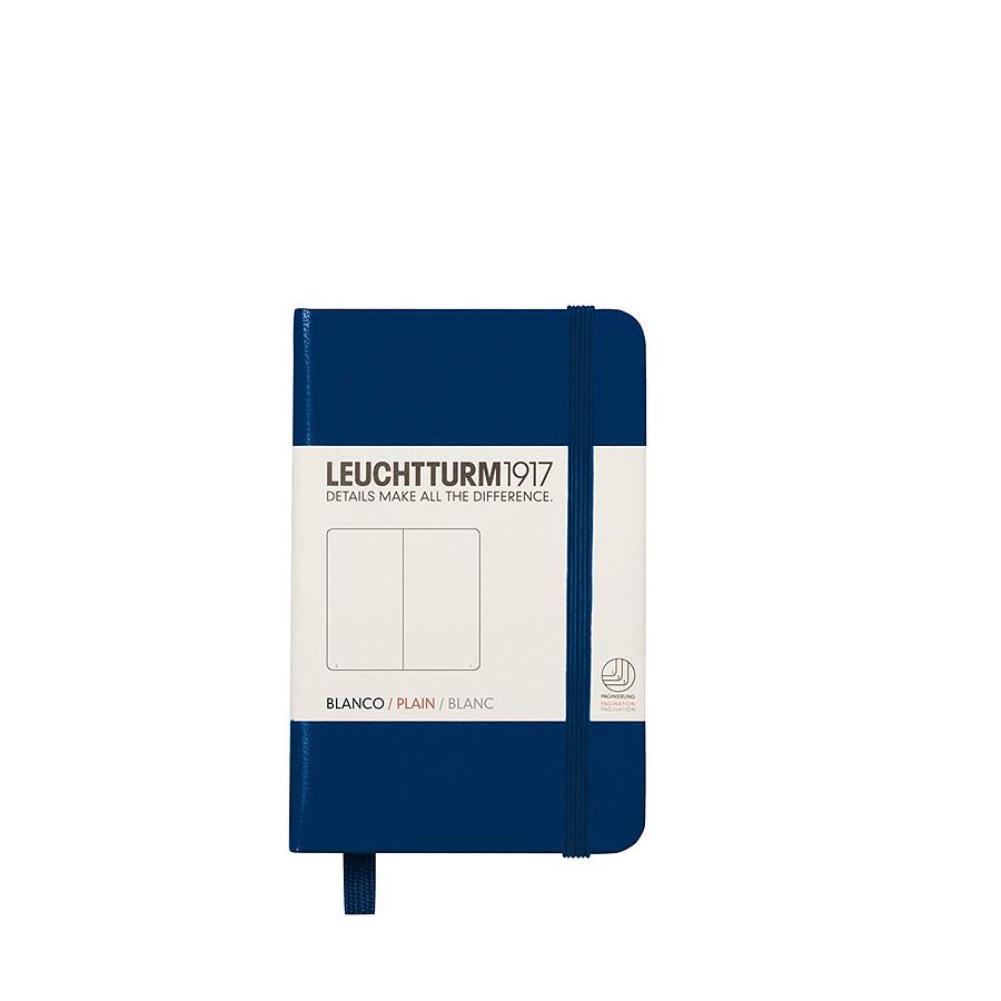 LEUCHTTURM1917 Notebook Mini Navy Plain | 誠品線上