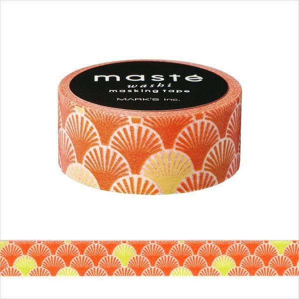 MARK'S Masté Masking Tape Multi Seigaiha Orange 1入 | 誠品線上