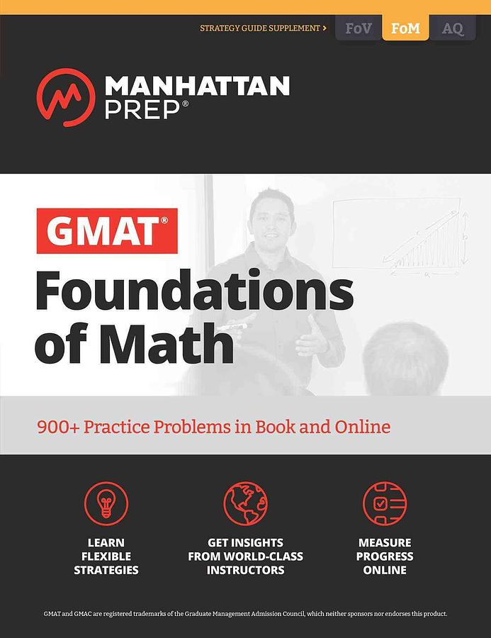 GMAT Foundations of Math: 900+ Practice Problems in Book and Online | 誠品線上