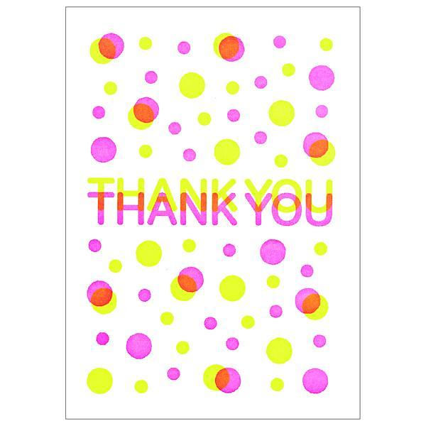 日本tegami感謝卡 Tomohiro Kobayashi 圓點 | 誠品線上