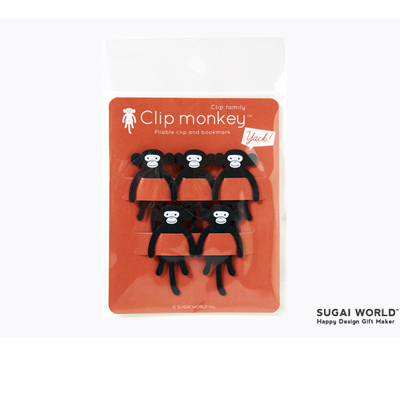 SUGAI WORLD Family Clip Monkey 5入 | 誠品線上