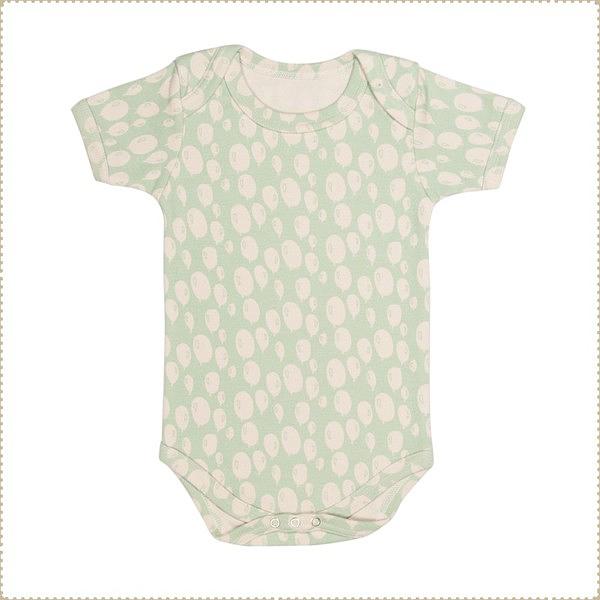 trixie有機棉短袖包屁衣 86-92cm 薄荷氣球 | 誠品線上
