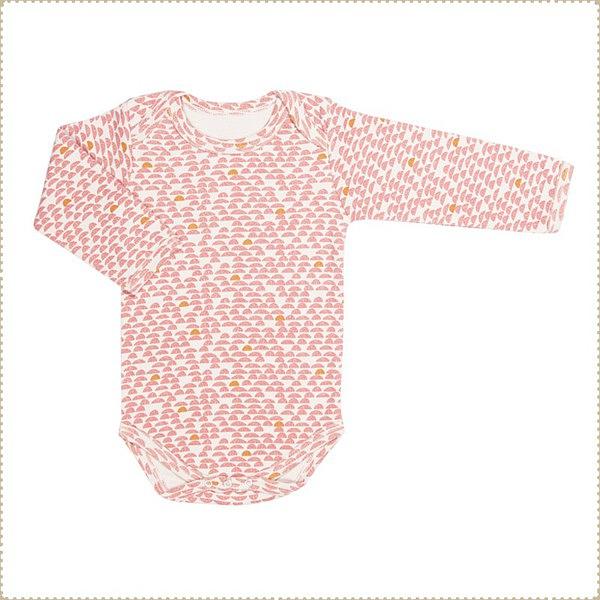 trixie有機棉長袖包屁衣 86-92cm 莓果奶昔 | 誠品線上