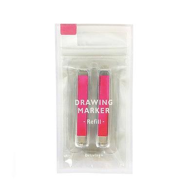 KOKUYO Drawing+方形馬克蠟筆補充包 螢光粉 2入 | 誠品線上