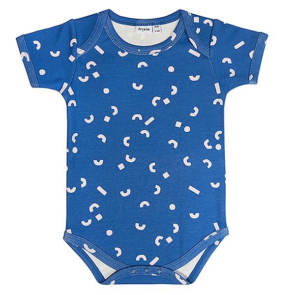 trixie有機棉短袖包屁衣 86-92cm 藍莓冰沙 | 誠品線上