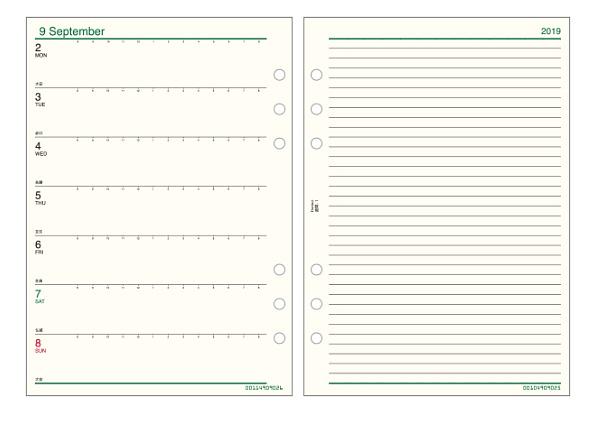 2019 Raymay A5週期+橫格內頁 | 誠品線上