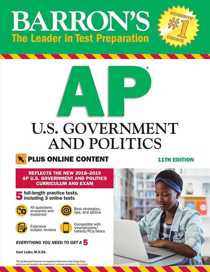 Barron's AP U.S. Government and Politics (11 Ed.) | 誠品線上
