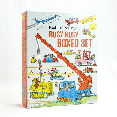 Richard Scarry's Busy Busy Boxed Set (4冊合售) | 誠品線上