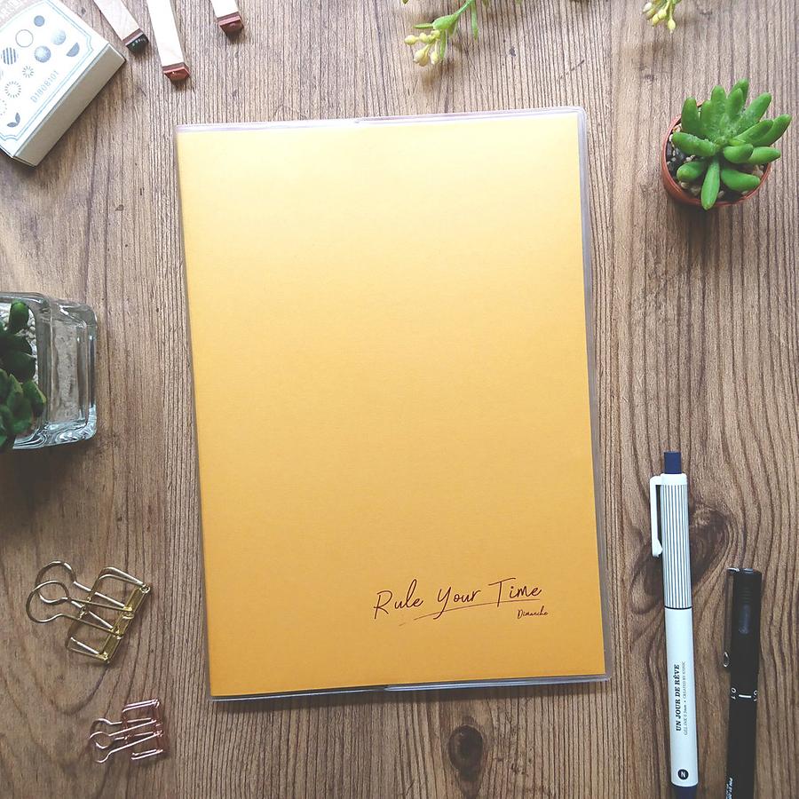 Dimanche Rule Your Time頁碼筆記本 印度黃 | 誠品線上