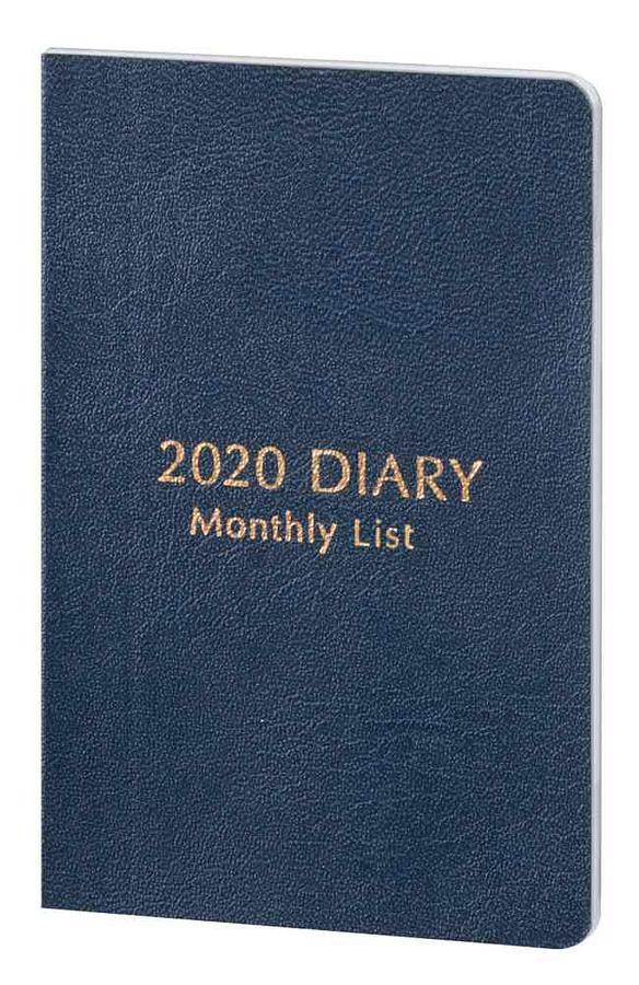 2020 Raymay卡片尺寸月橫格+方眼格內頁本 藍 | 誠品線上