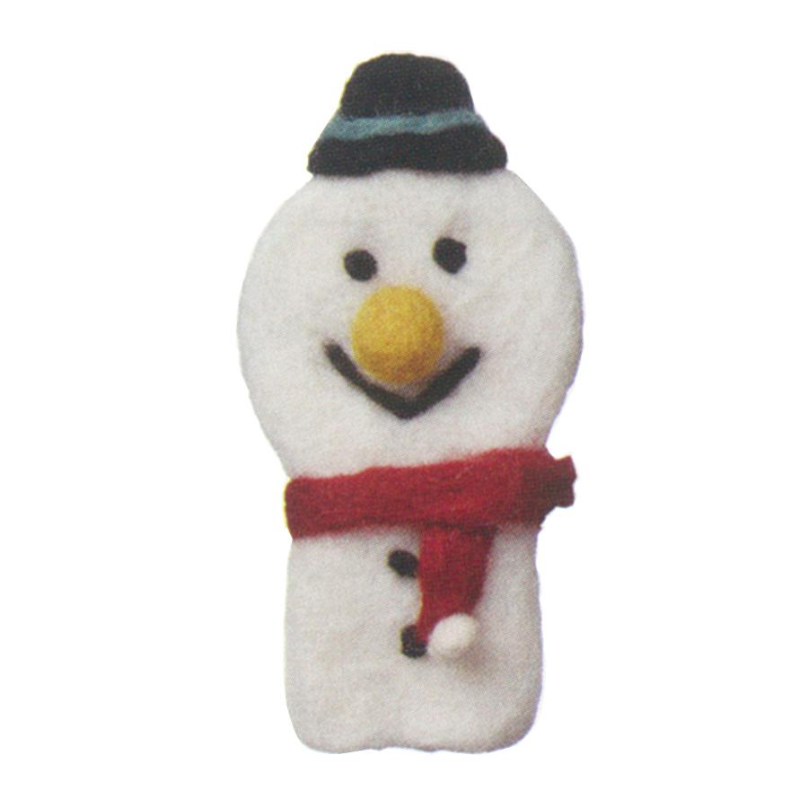 MARK'S Mococo Felt Finger Puppet Snowman | 誠品線上