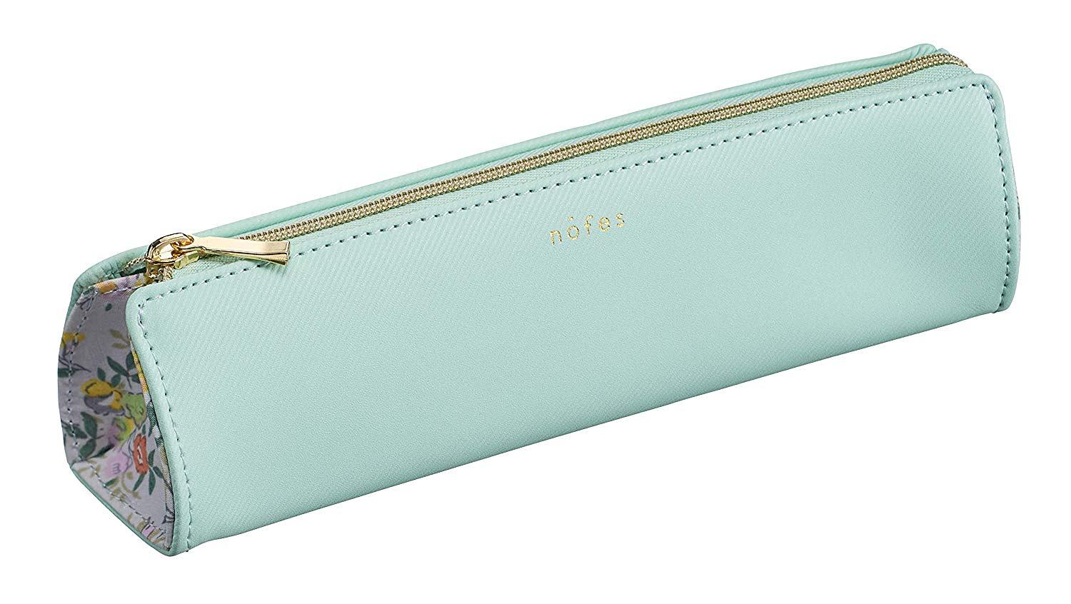 Raymay Nofes印花裡布小筆袋 湖水綠 | 誠品線上